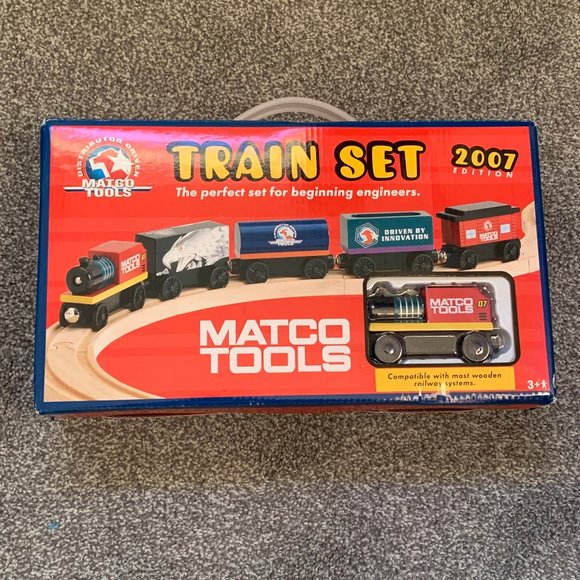 Matco Tools | Toys | Matco Tools Wooden Train Set | Poshmark